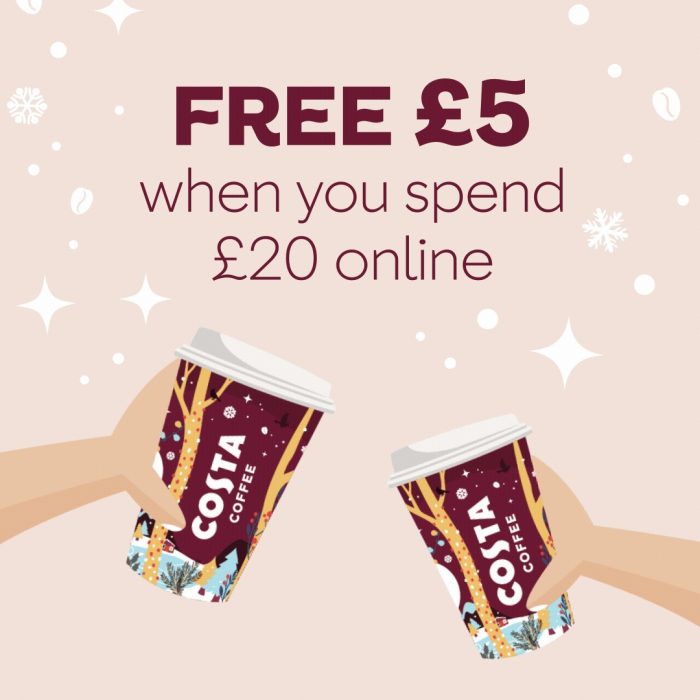 Share the joy this Black Friday with Costa Coffee’s gift card offer ...