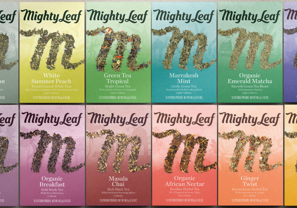 Mighty Leaf redesigns packaging to highlight the quality of its teas ...